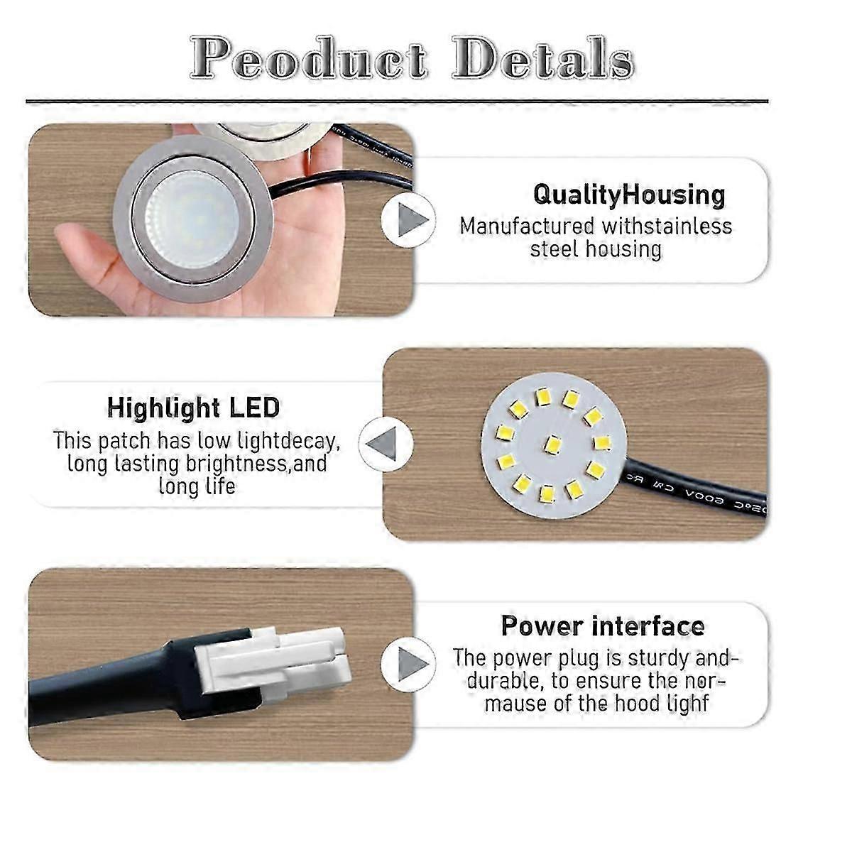 2Pack1.5W Range Hood Light Bulbs,12VDC Kitchen Cooker Hood Light Bulbs ...