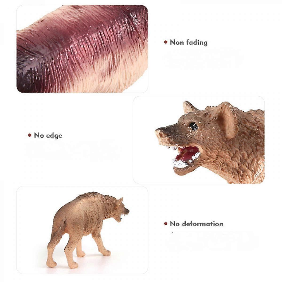 Farm Animal Figures - 6 Piece Realistic Plastic Assorted Small Farm ...