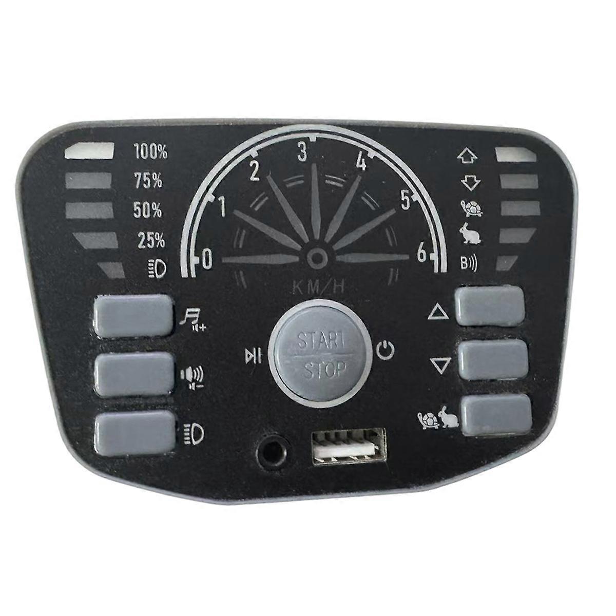 Kids Electric Vehicle 2.4G Bluetooth Multifunctional Central Control ...