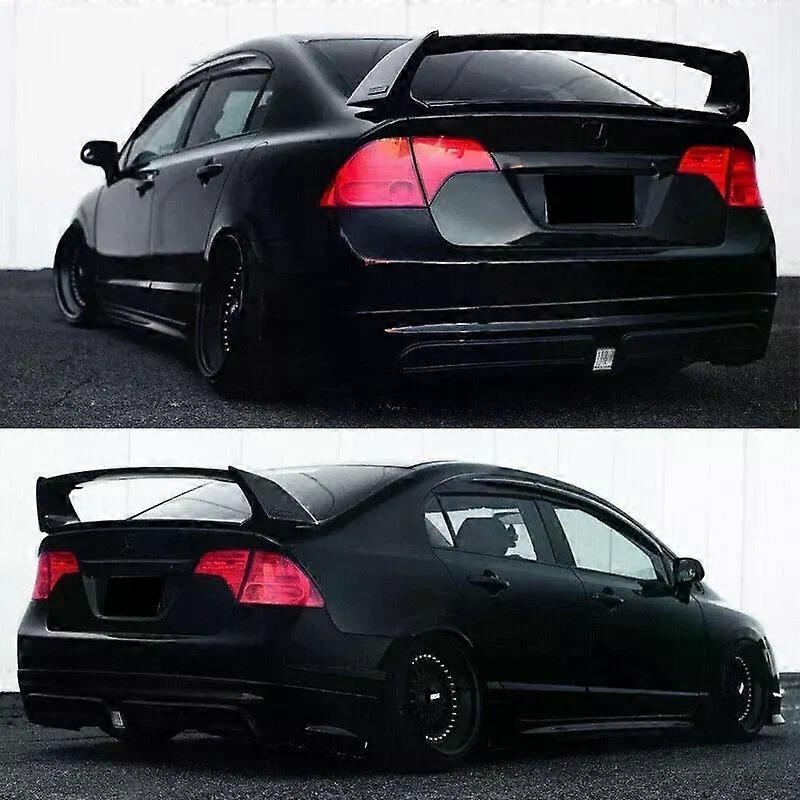 Fit 2006-11 Honda Civic Sedan FD2 Mugen RR Style Spoiler Rear Trunk Lid ...