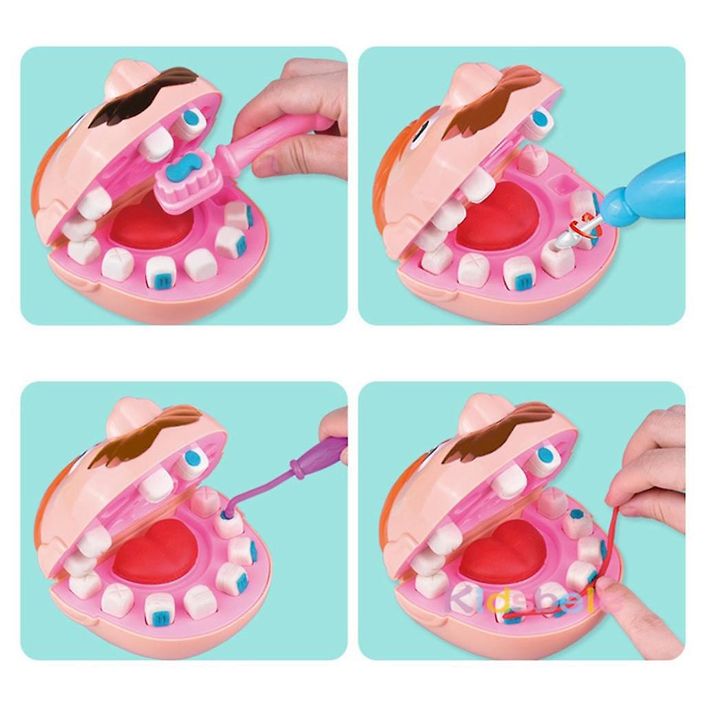 Children's Educational Colored Clay, Small Dentist Play House ...