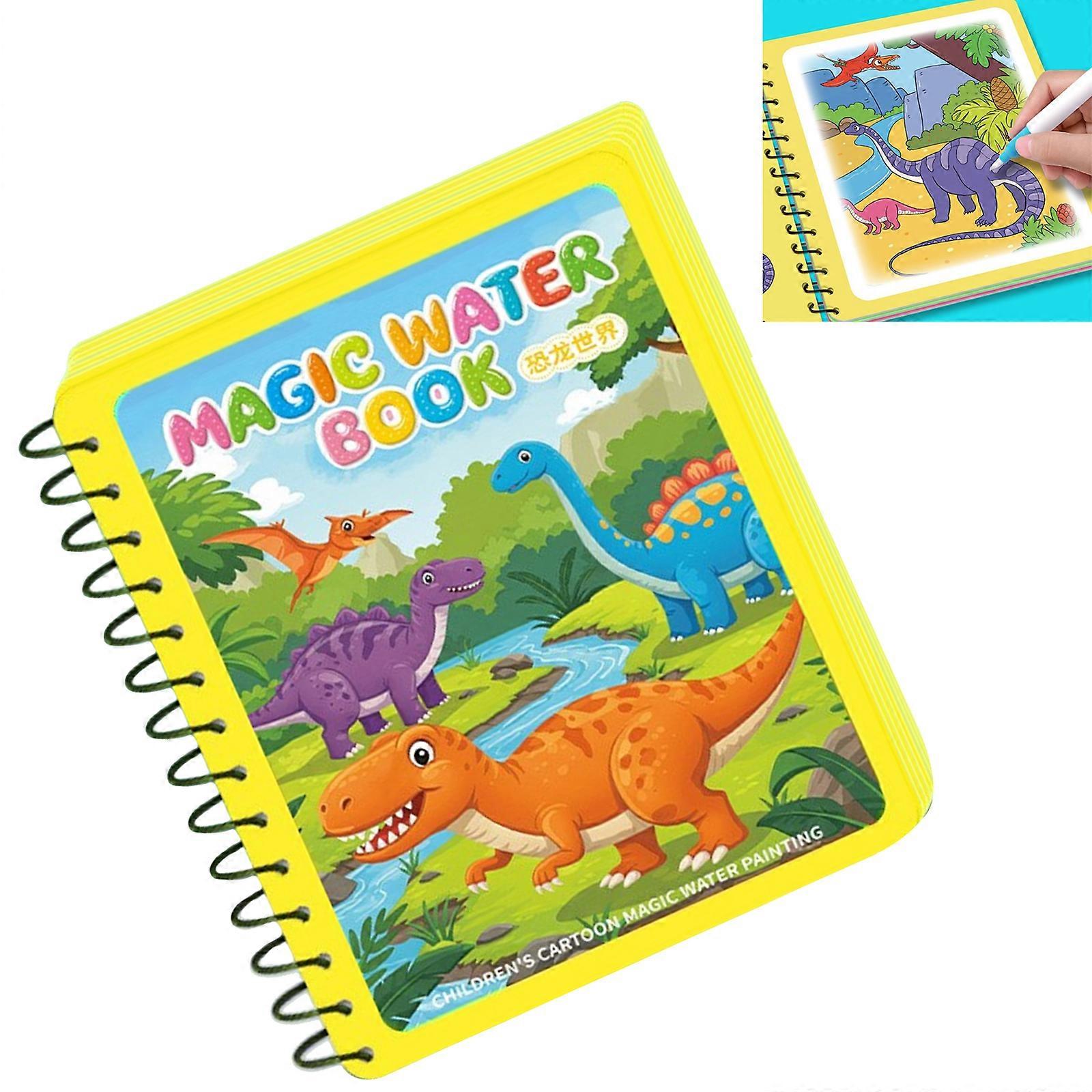 Kids Reusable Water Drawing Book Early Education Water Coloring Book ...
