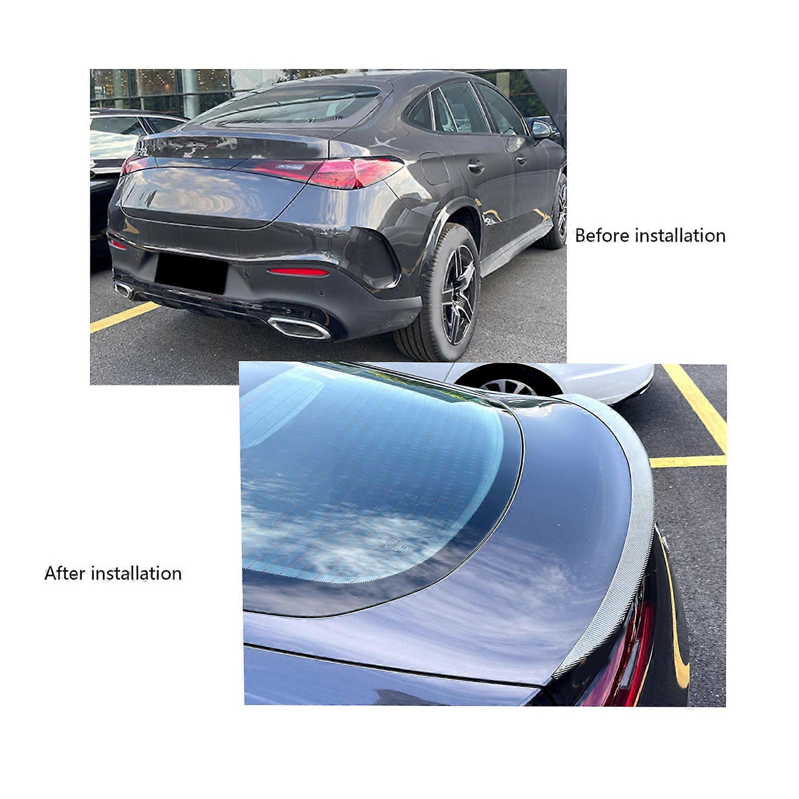 Rear Trunk Spoiler Sporty Appearance Scratch Resistant Aerodynamic ...