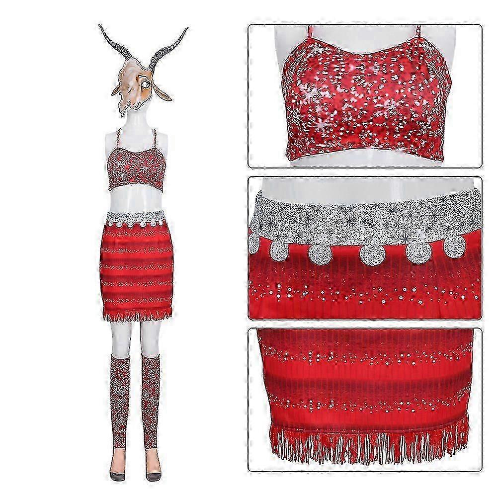 Zootopia 2 Gazelle Cosplay Halloween Carnival Party Fancy Dress For ...