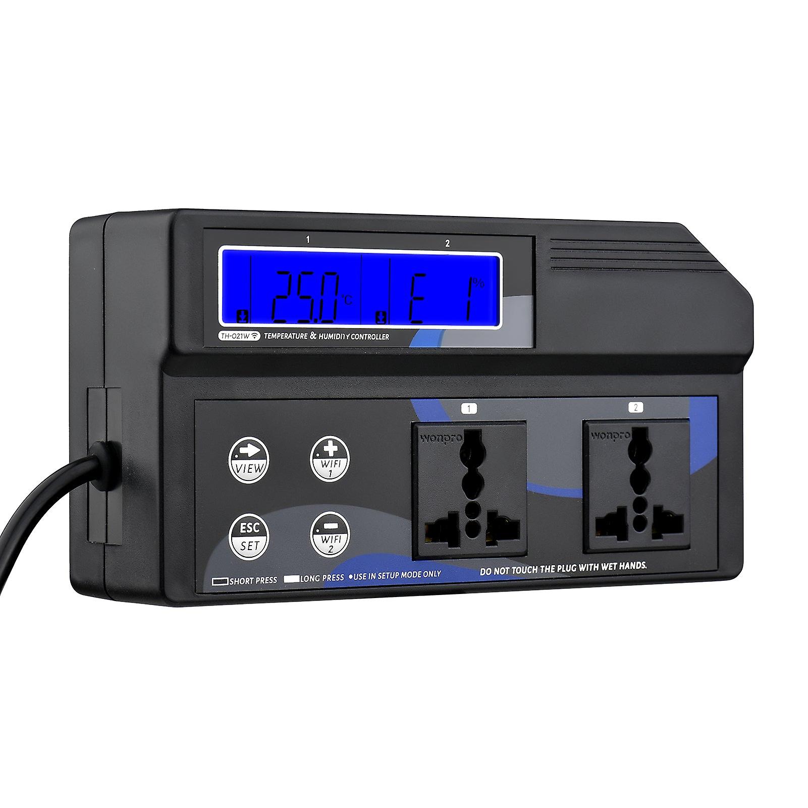 Wifi temperature & humidity controller thermoregulator thermostat ...