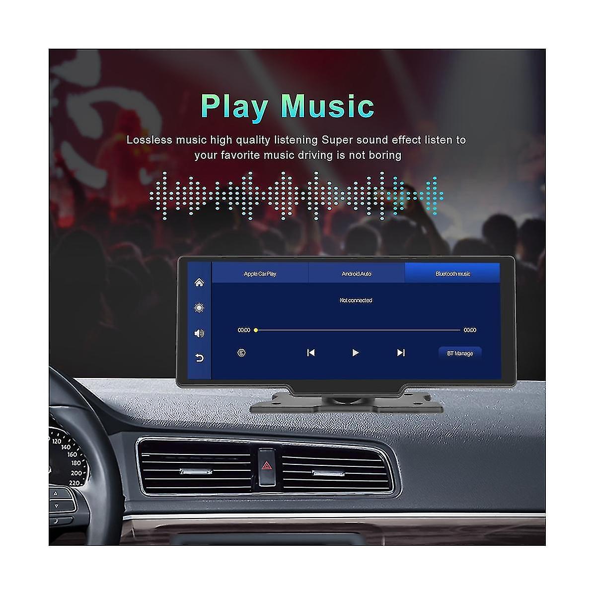 10.26inch Wireless Carplay & Android Auto Car Stereo with Voice Control ...
