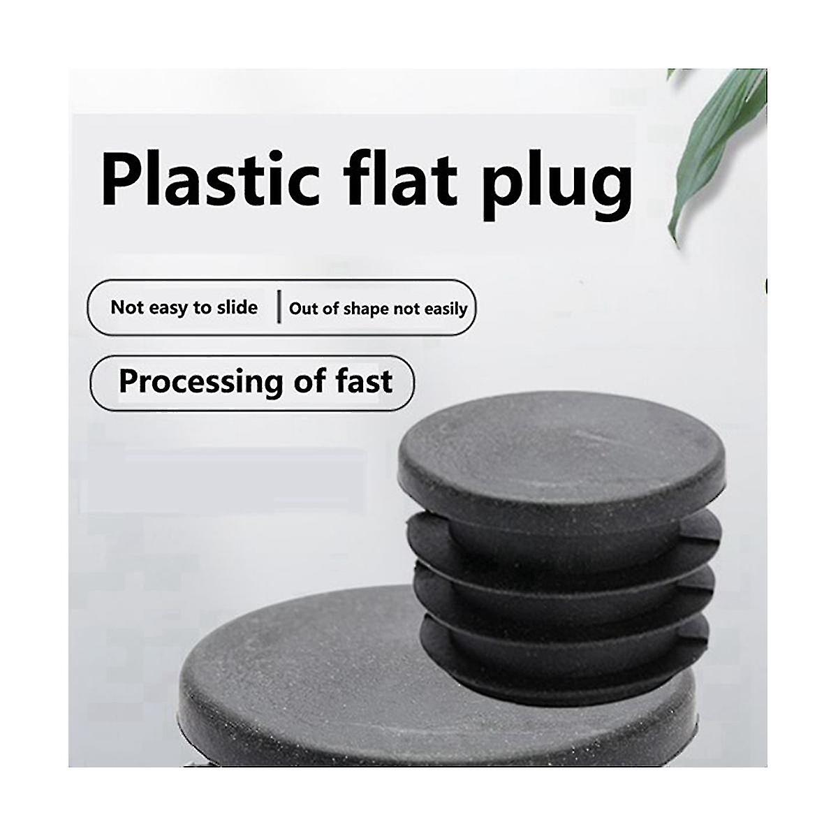 Steel Pipe Dust-proof Inner Plug Diameter 30mm Plastic Flat Head Plug ...