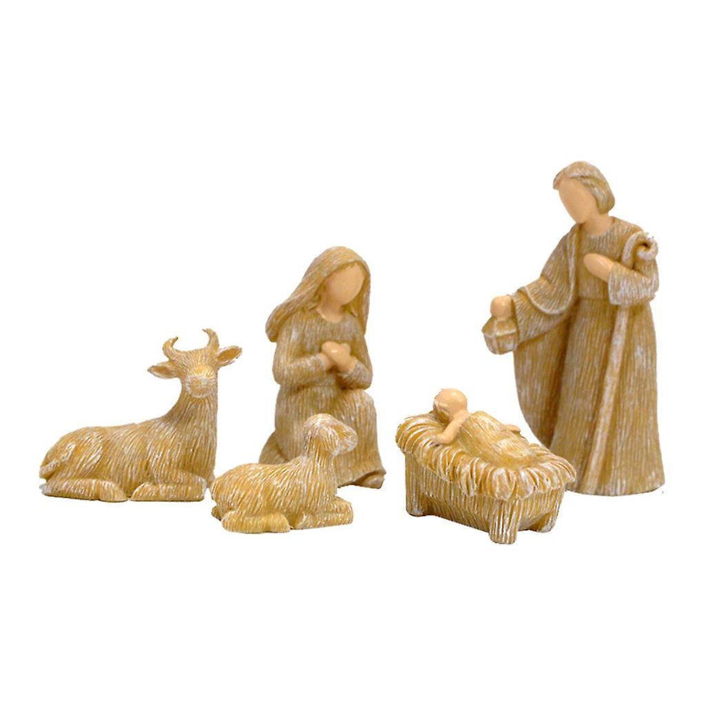 10Pcs Christmas Nativity Set Figures Traditional Christmas Nativity ...