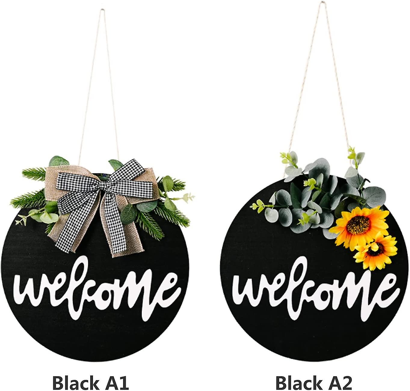 Welcome Sign for Front Door, Farmhouse, Porch, Rustic Wood Wall Decor ...