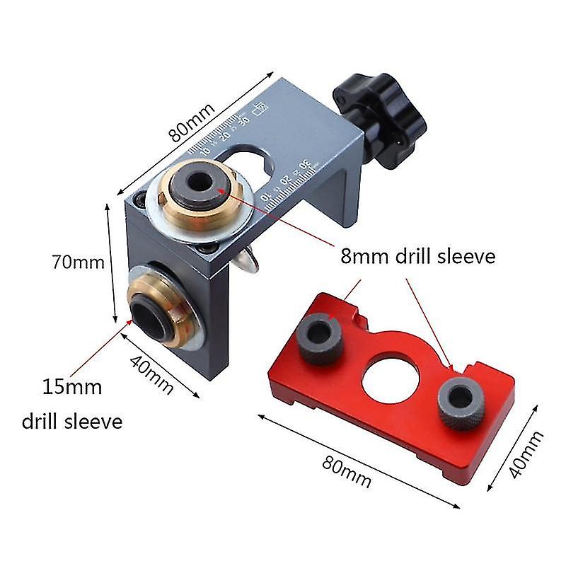 Self Centering Dowel Jig Kit Woodworking Center Finding Doweling Drill ...