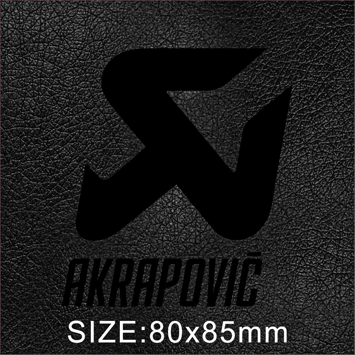 Reflective Vinyl Exhaust Akrapovic Sticker Silencer Muffler Tip Pipe ...