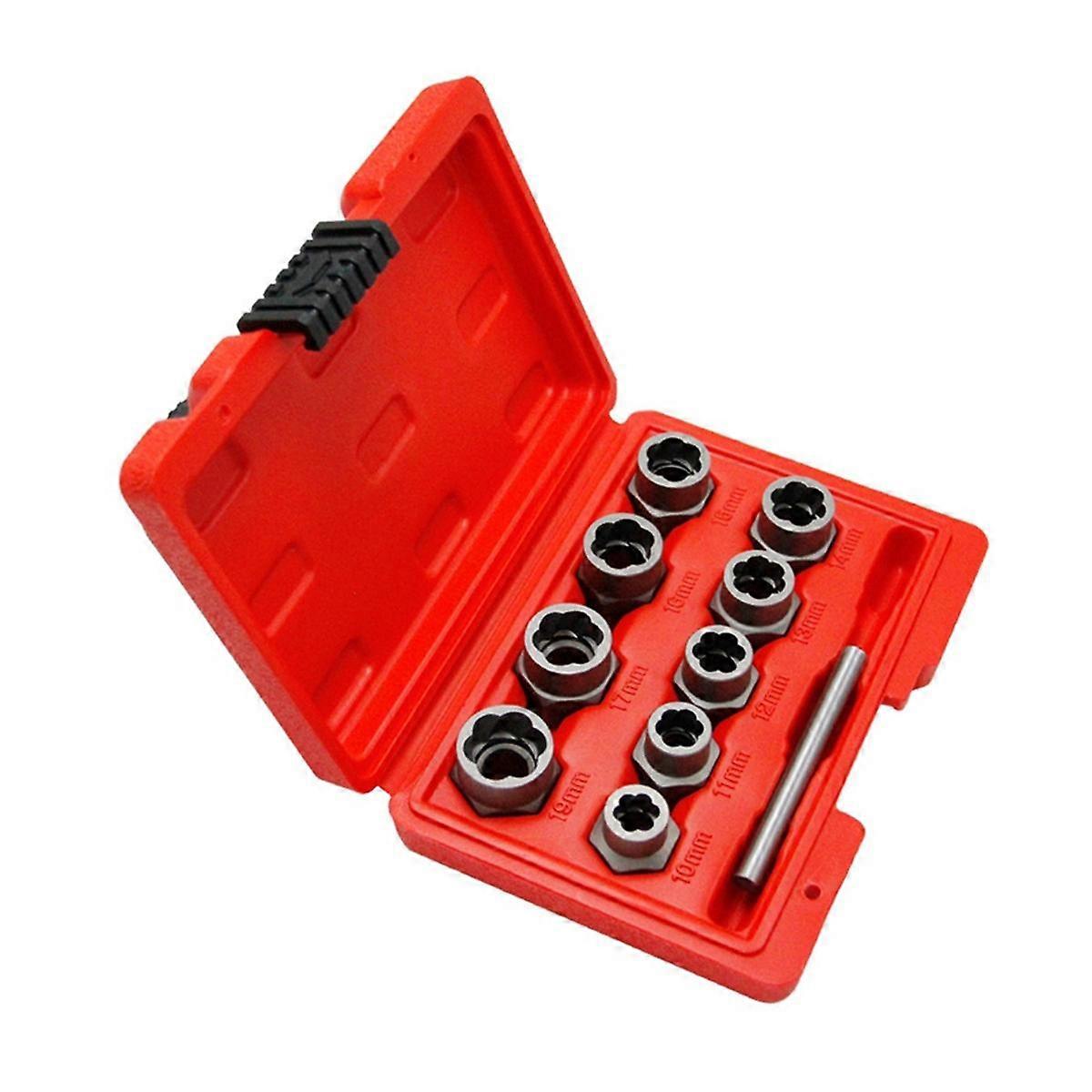10pc Nut Extractor 1/2 Square Hole Air Cannon Electric Wrench Use ...