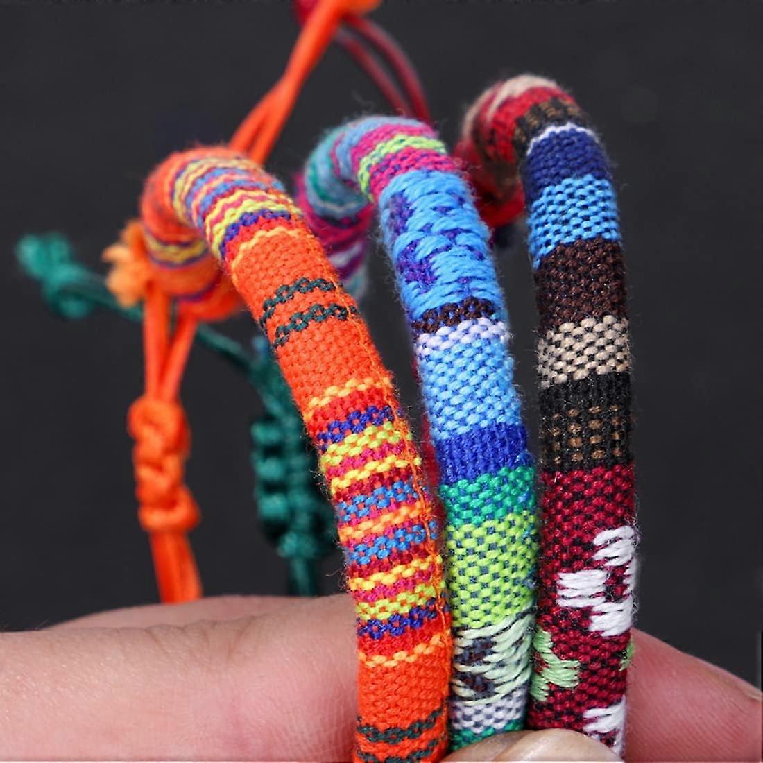 Heyone 14Pcs Braided Friendship Bracelets Pack for Women Men Handmade ...