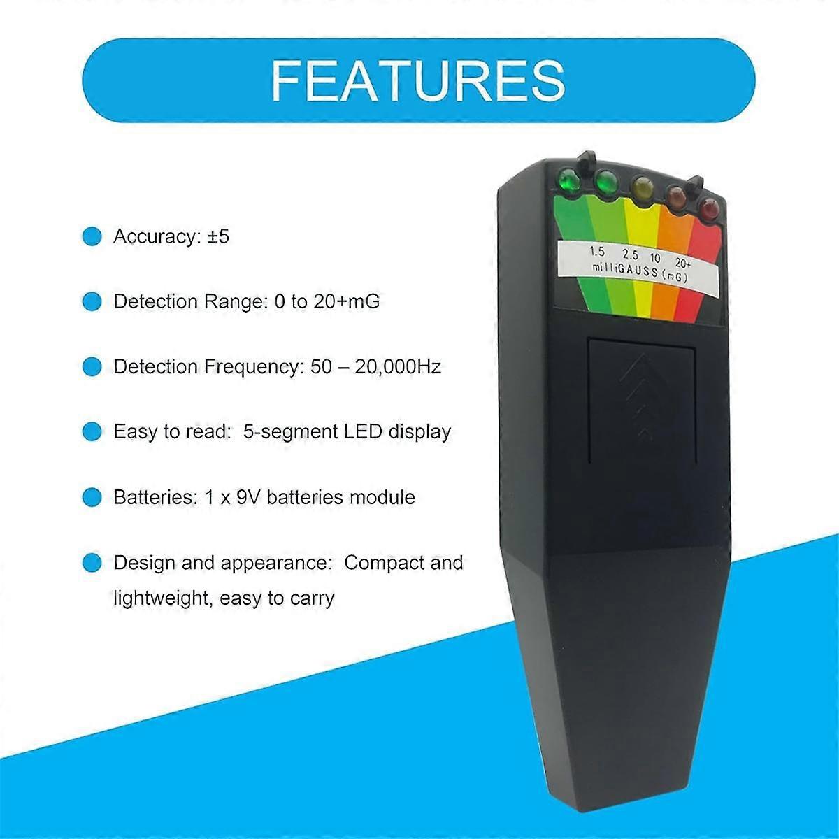 Ghost Equipment Kit, EMF Meter and 4 Pcs Motion Light Up Cat Balls, Emf ...