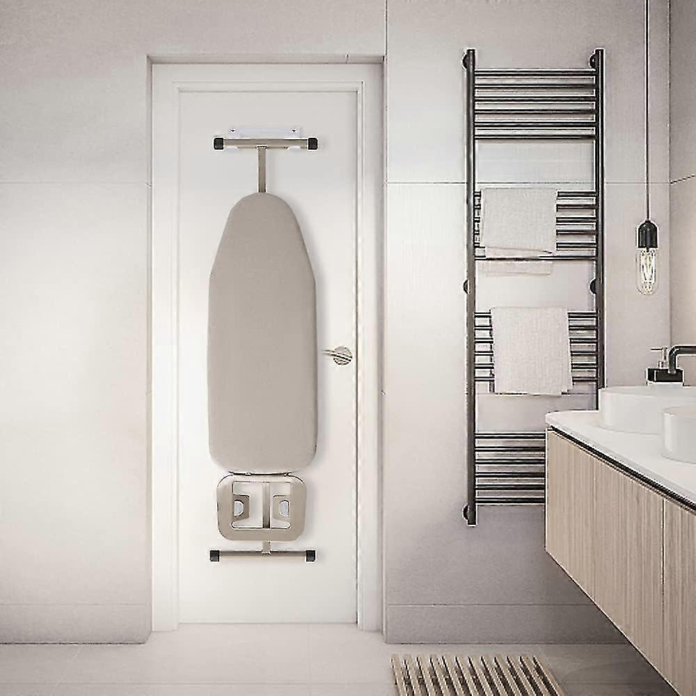 Ironing Board Wall Rack - Wall Rack - for Laundry Room - Black (White ...