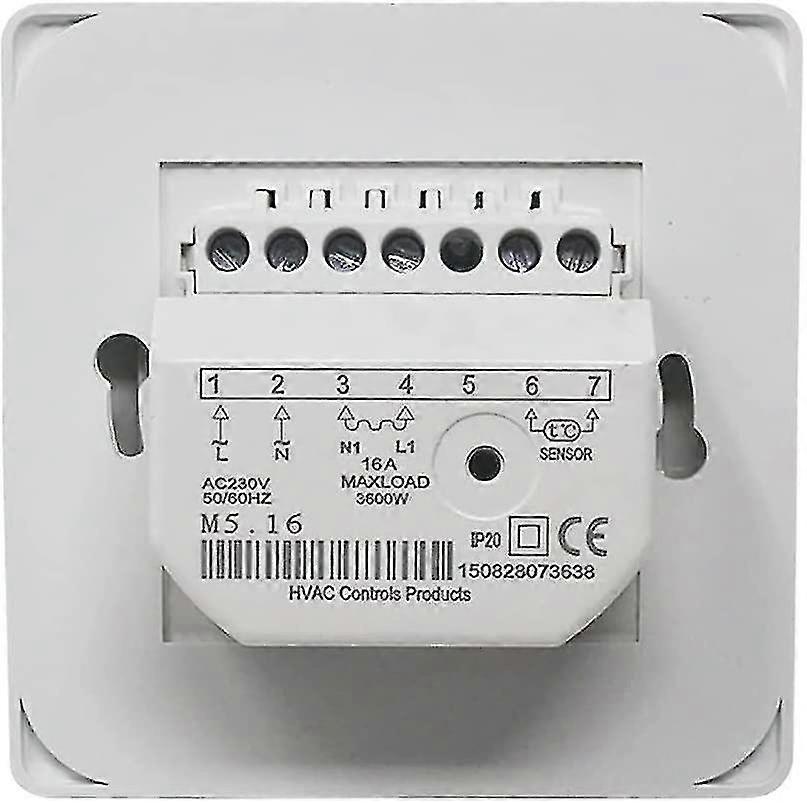 Manual Underfloor Heating Thermostats 220v 16a, Electric Underfloor ...