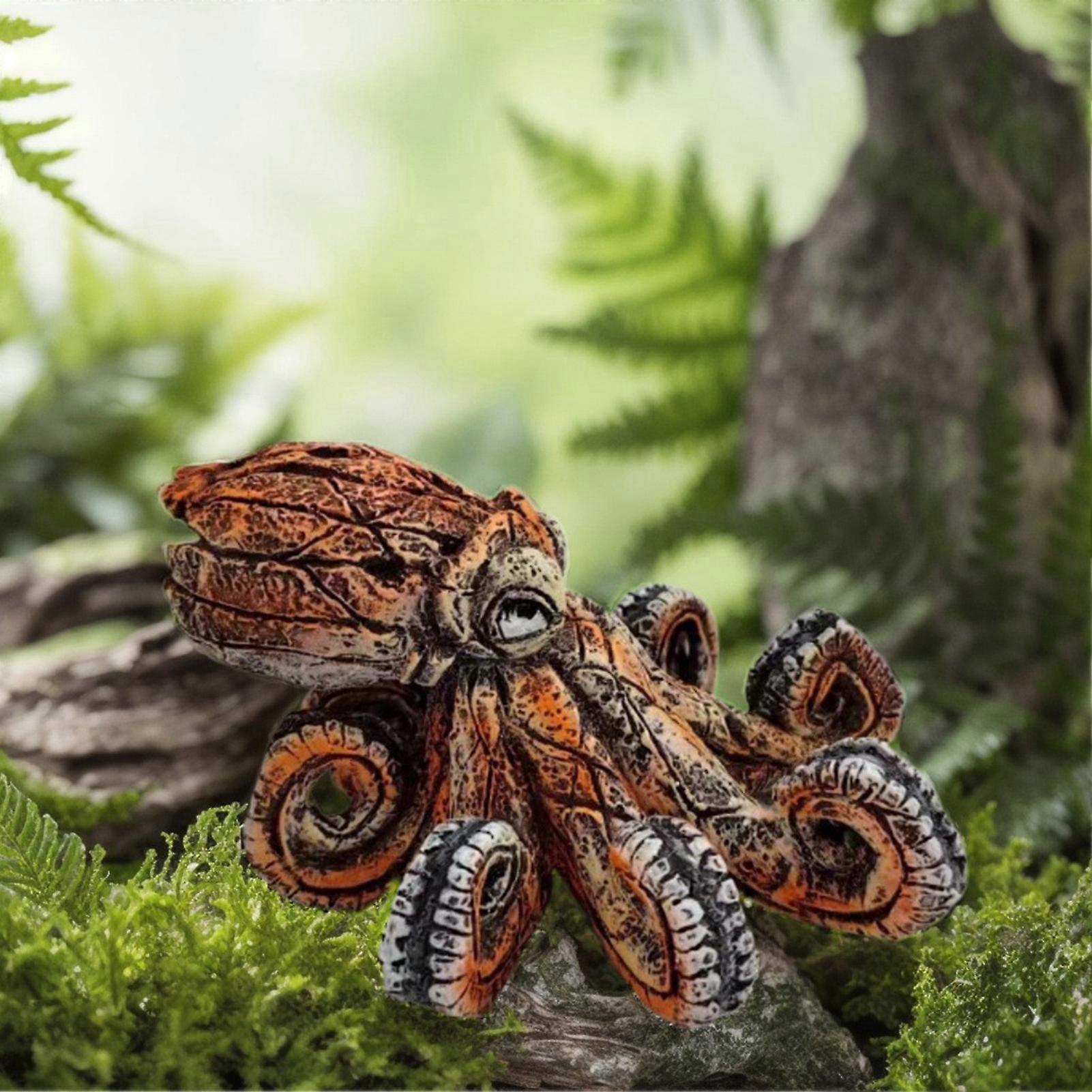 Ocean Octopus Figurine Realistic Sea Life Animals Model Simulated ...