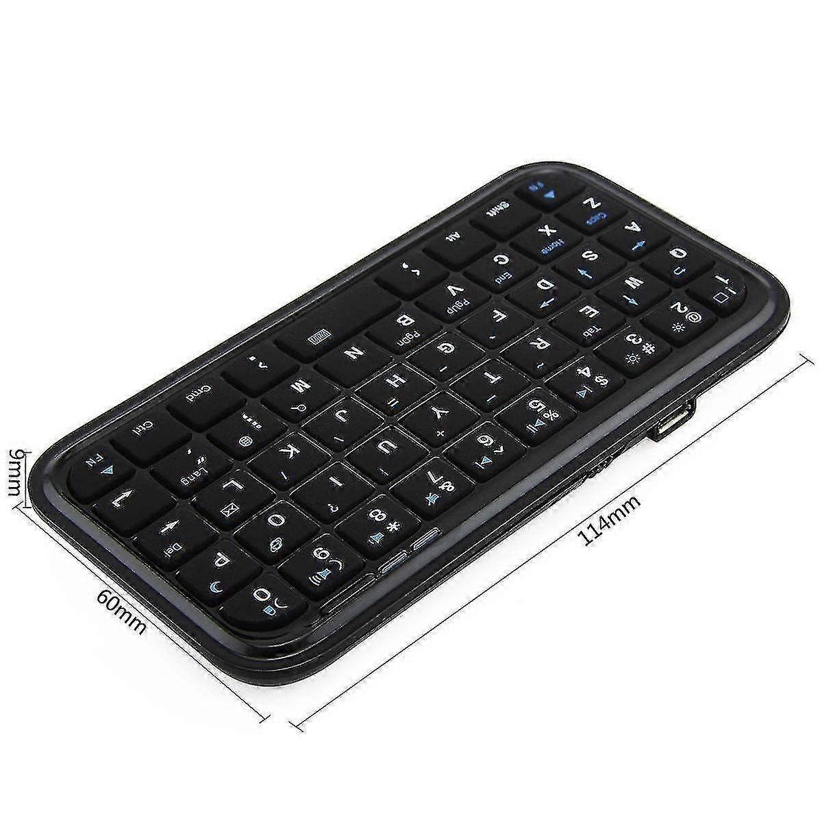 Mini Bluetooth Wireless Keyboard Portable Small Hand Keypad For Android ...