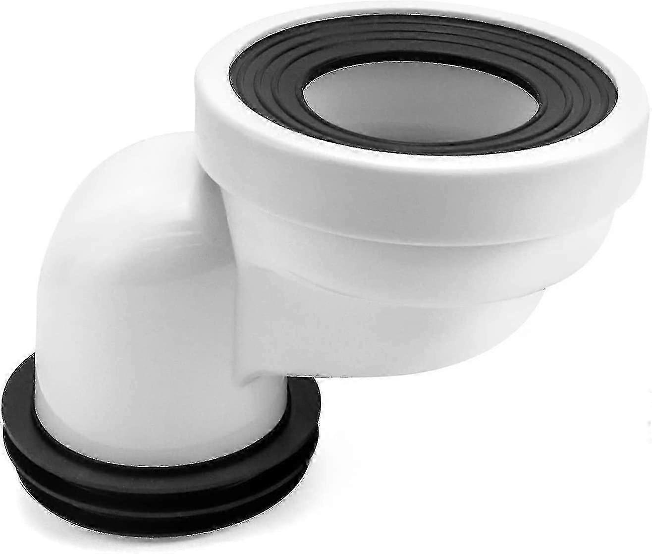 100mm Toilet Offset Pan Connector Pvc Waste Pipe Connector | Fruugo UK