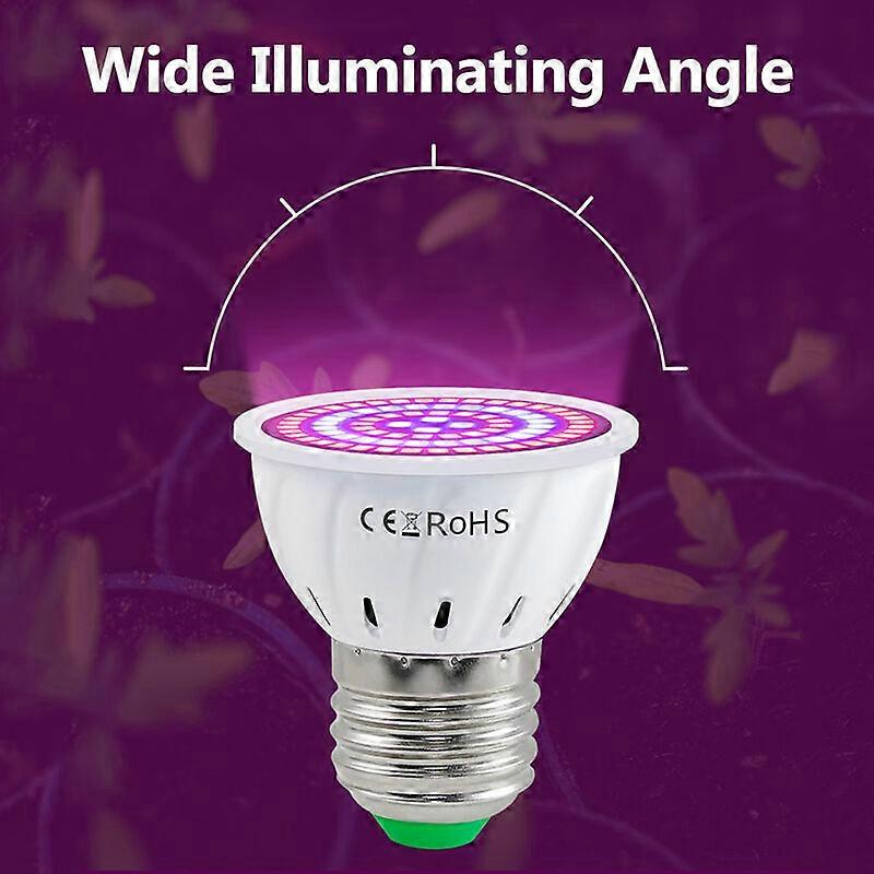 Indoor Plant Grow LED Light Bulb Red and Blue Spectrum LED Plant Bulbs ...