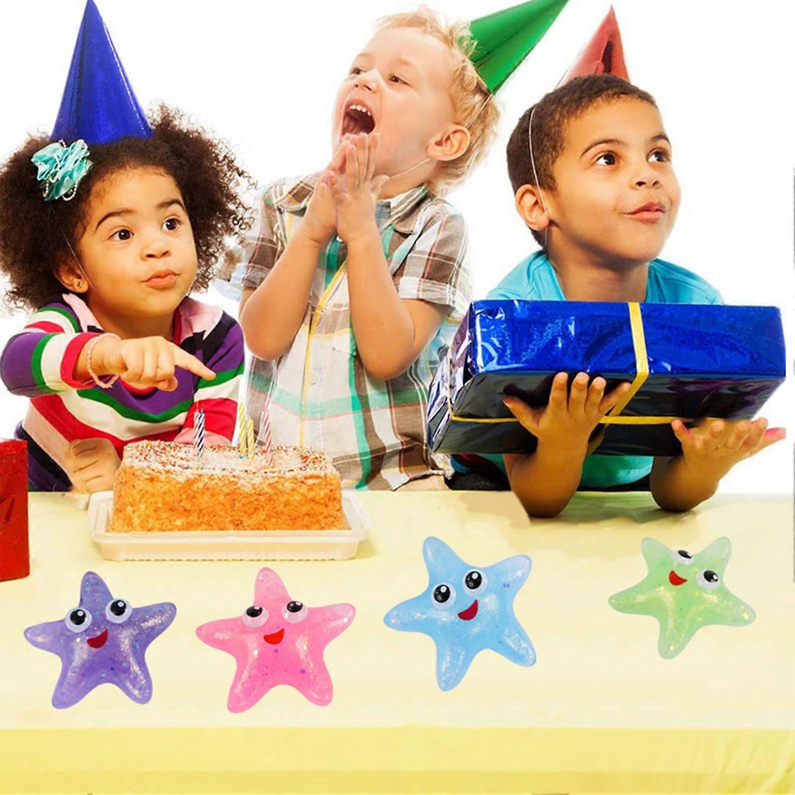 Starfish Squeeze Toy Cozy Touch Soft Rebound Shine Sequins Mini Cute ...