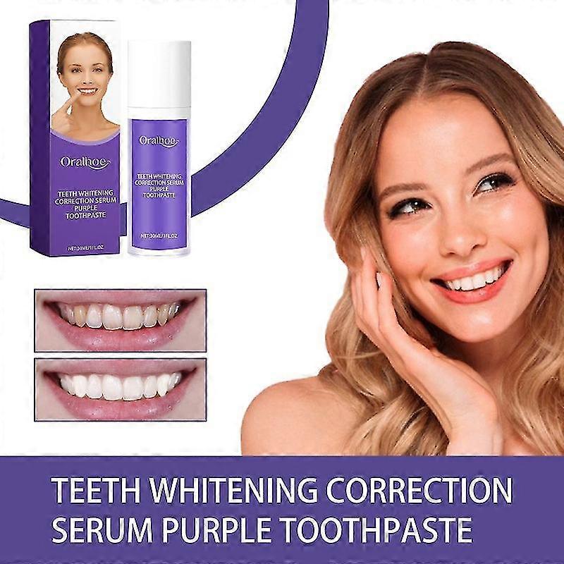 Teeth Whitening, Purple Toothpaste, Purple Toothpaste For Radiant White ...