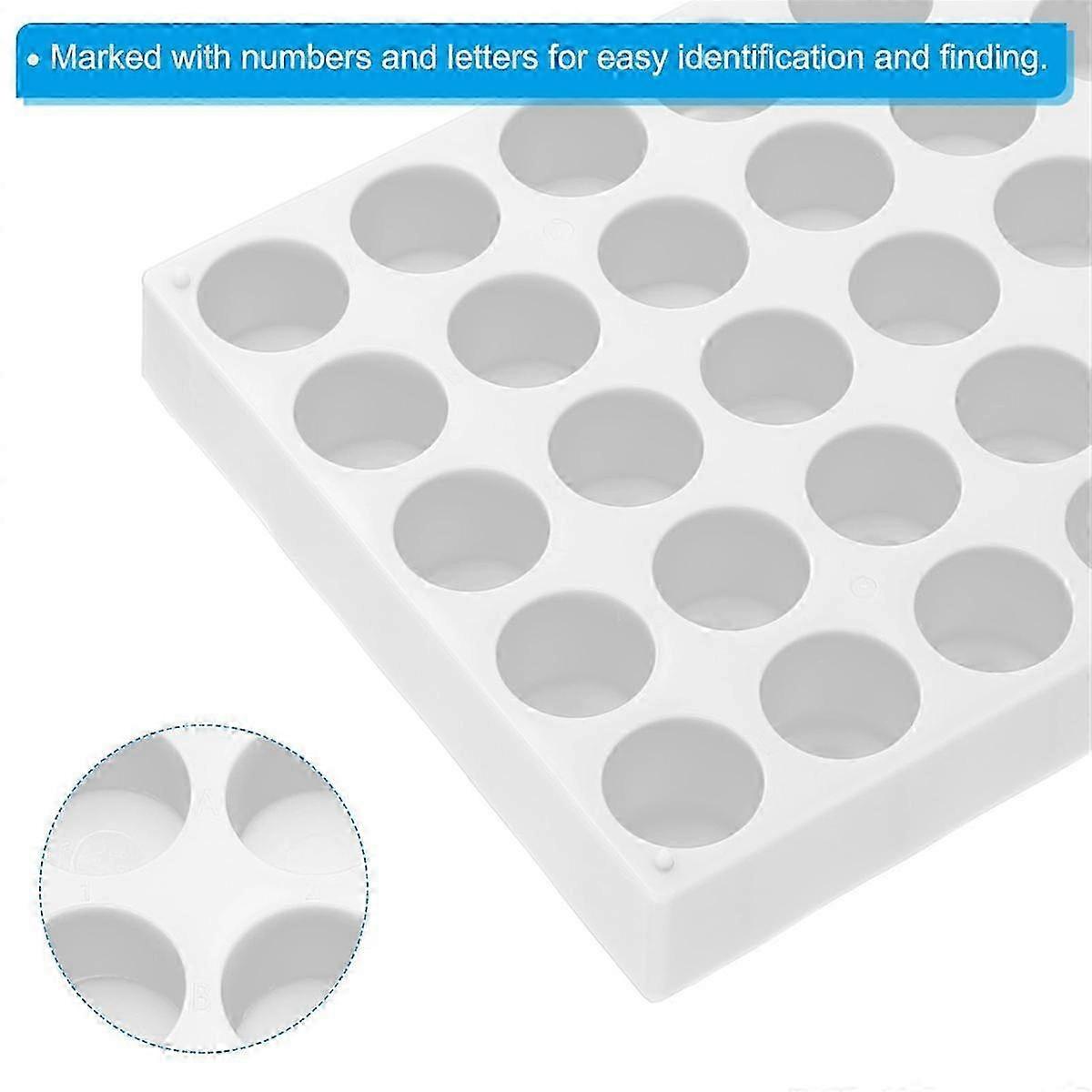 Vial Rack For Autosampler Vials, Vial Tray Holder 40-well Stackable ...