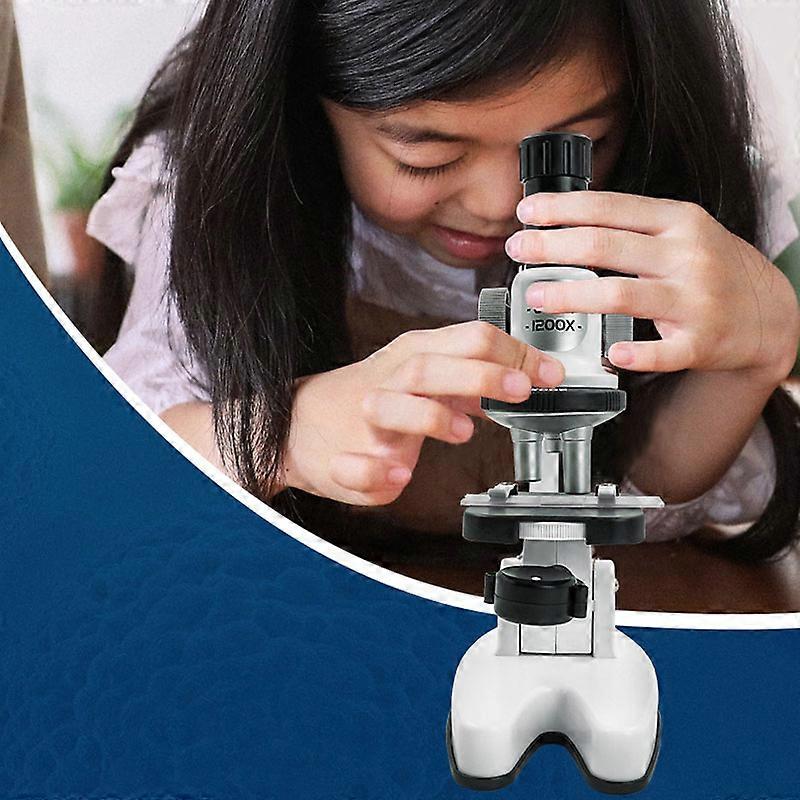 Hd 1200x microscope toy set primary school biological science ...