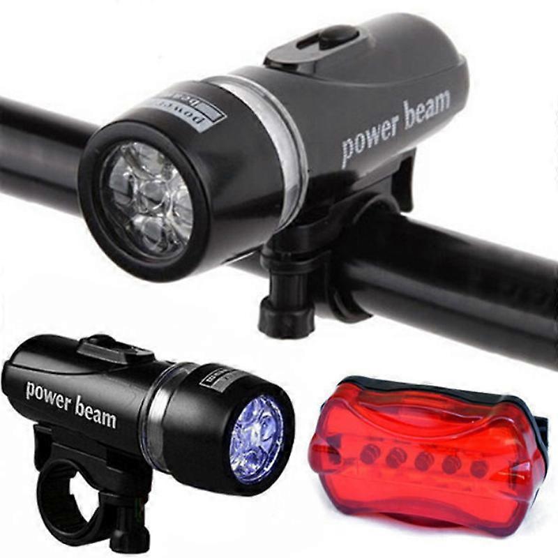 LED bicycle light mountain bike front and rear group bicycle headlights ...