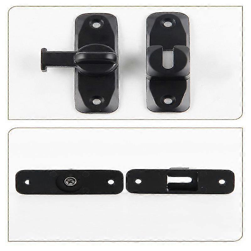 Right Angle Door Lock Buckle - 90/180 Degree Bolt for Sliding Doors ...