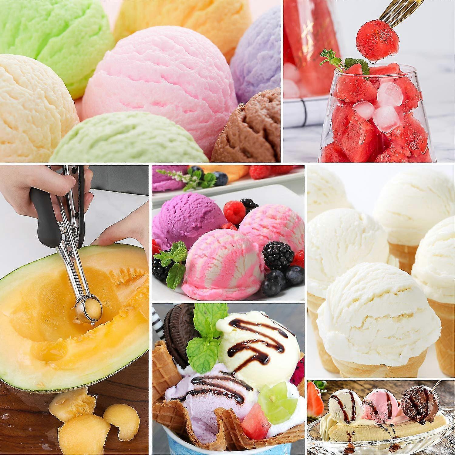 Extra Small Cookie Scoop 1 tsp, Professional Stainless Steel Mini Ice ...