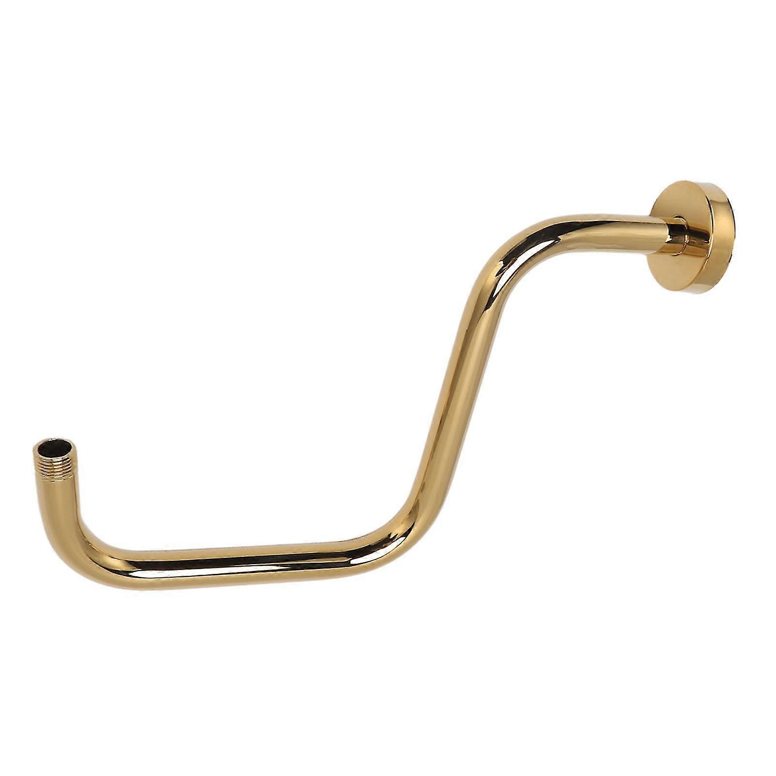 Shower Extension Arm Stainless Steel High Rise Shower Arm With Flange ...