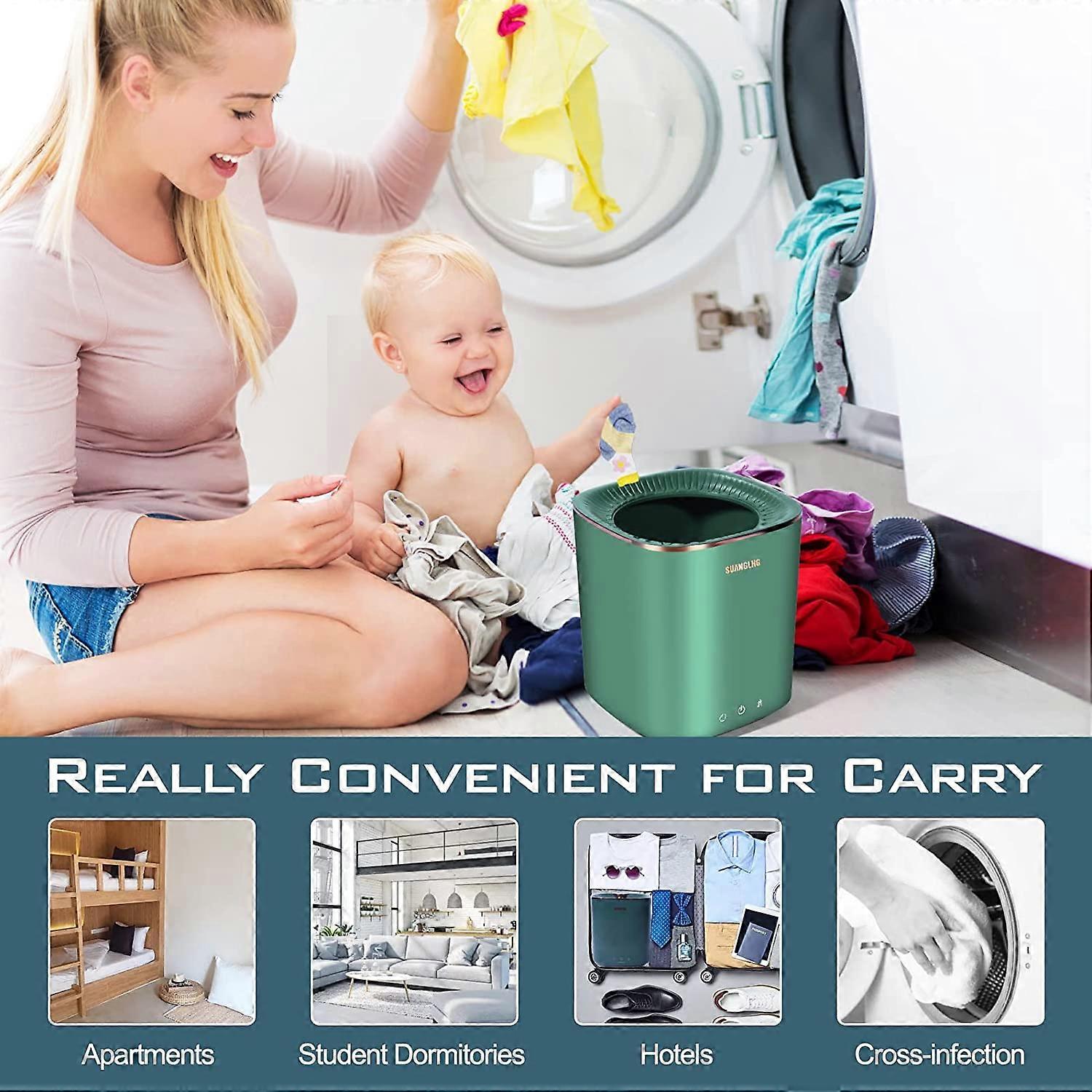 Mini Washing Machine,Portable Full-Automatic Camping Washing Machine,2. ...