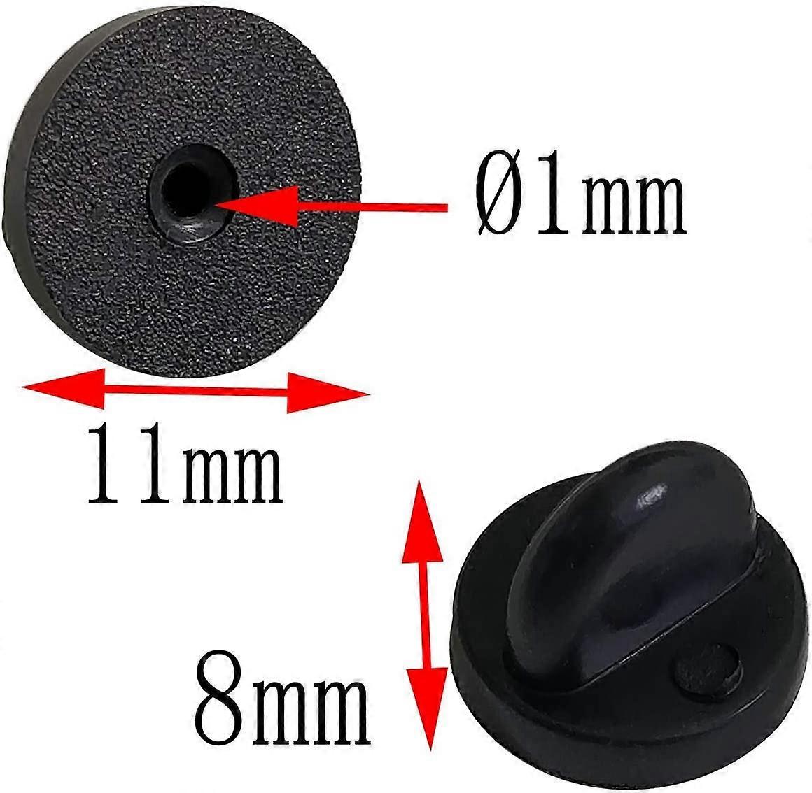 Lapel Pin Rubber Pin Backings,Butterfly Clutch Backings PVC Rubber Pin ...