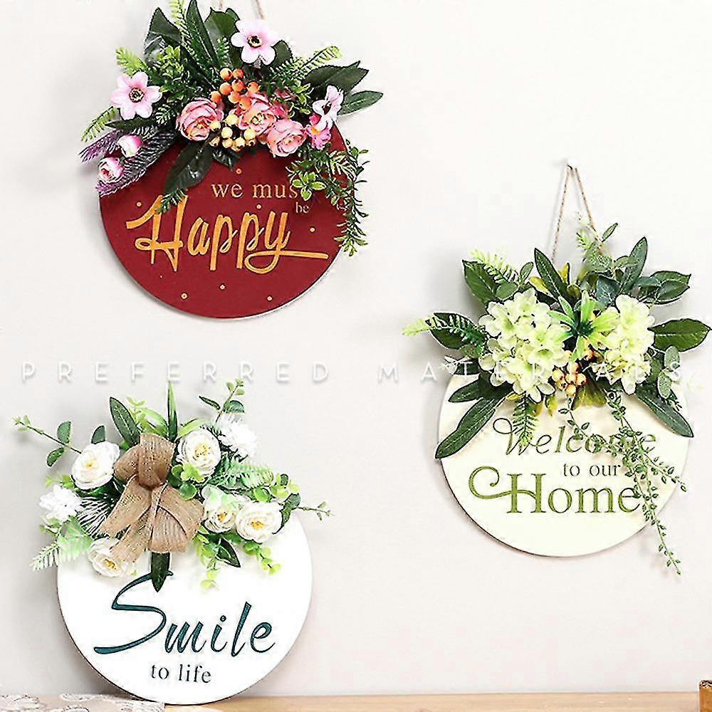 Welcome Sign Wood, Decoration Living Room Modern Door Decoration ...