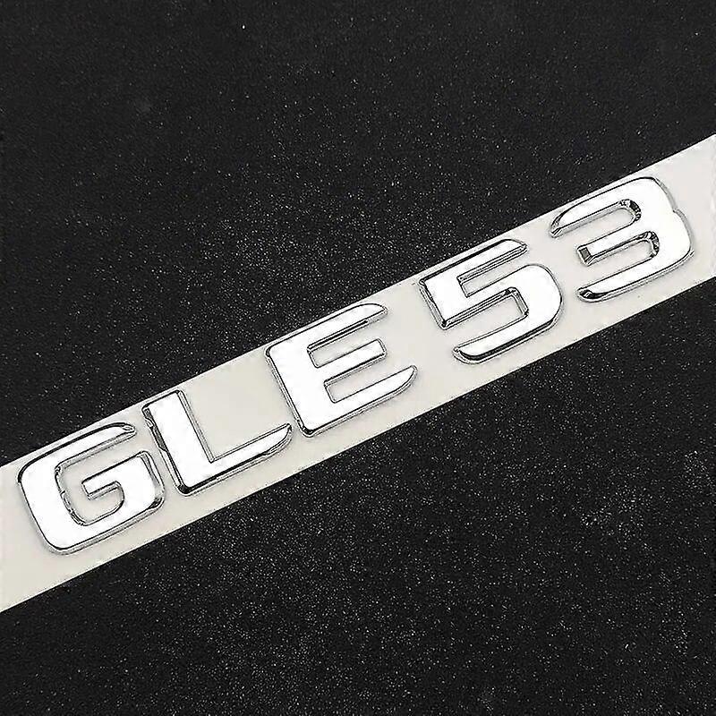 3d Abs Letters Car Rear Trunk Sticker Fender Badge Gle53 Turbo 4matic ...