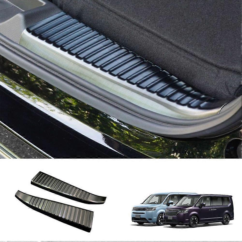 Car Trunk Door Guard Strips Sill Plate Rear Bumper Guard Trim Cover ...