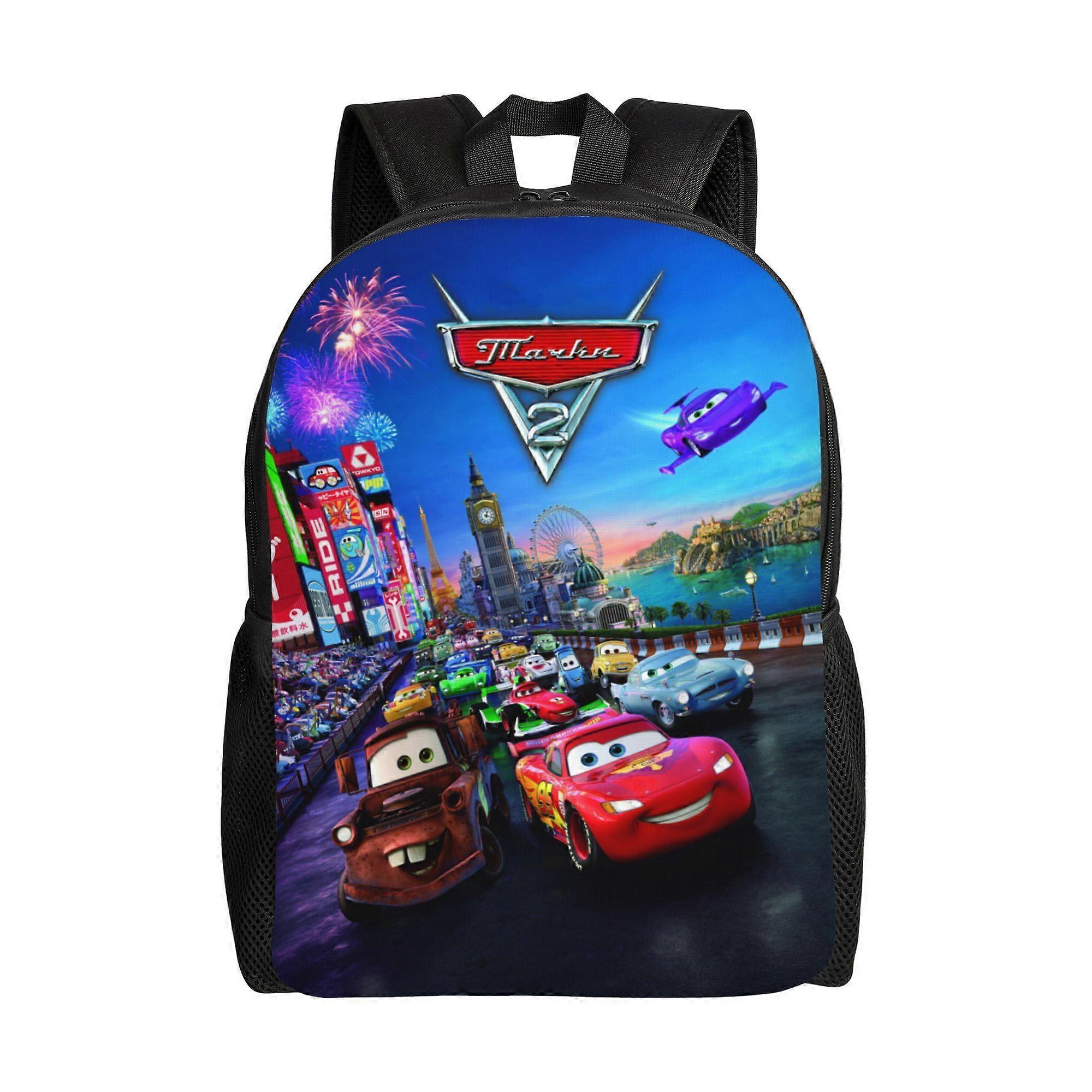 j305 Lightning Mcqueen Backpack for Adult Kids, Simple Lightweight ...