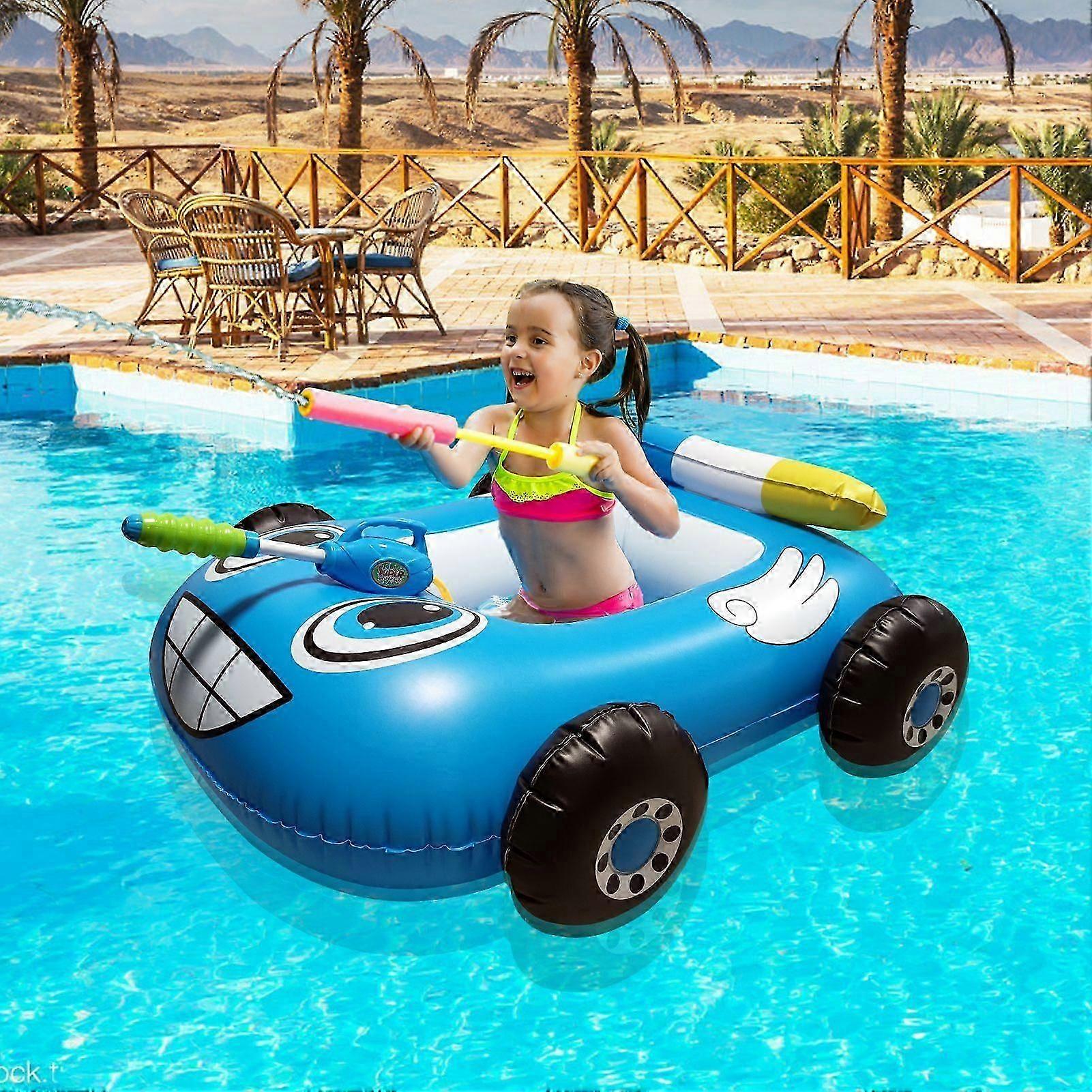 Inflatable Car Pool Toy for Kids, Portable Swimming Ring, Summer Water Fun | Fruugo UK