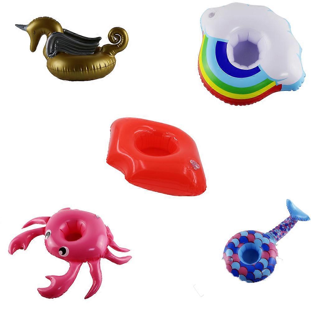 Inflatable Drink Floats For Pool Party Water Fun, Effortless Inflate ...