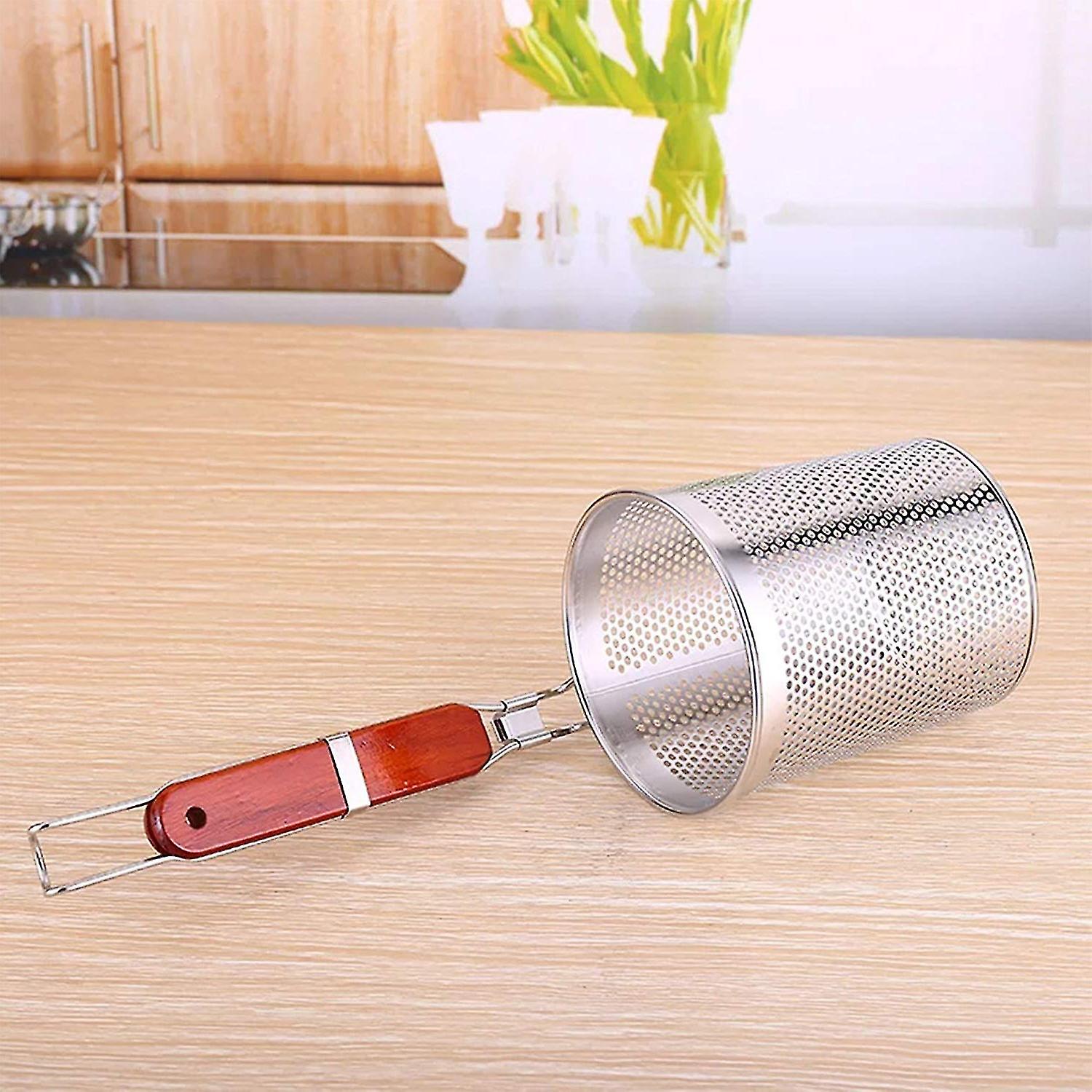Kitchen Micro-perforated Pasta Basket Mesh Food Noodle Strainer | Fruugo UK