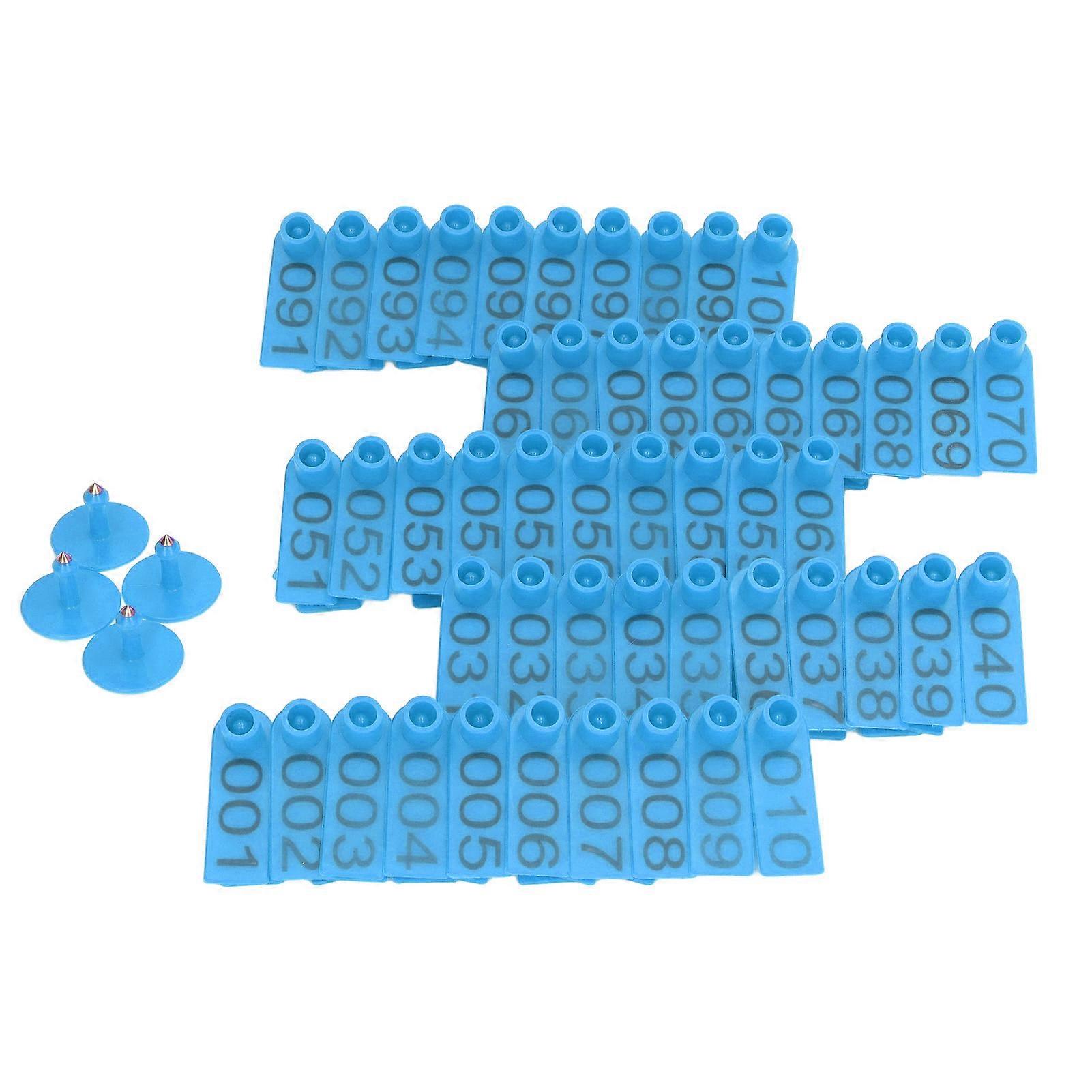 100 Sets Numbered Cattle Ear Tags Accurate Livestock Identification ...