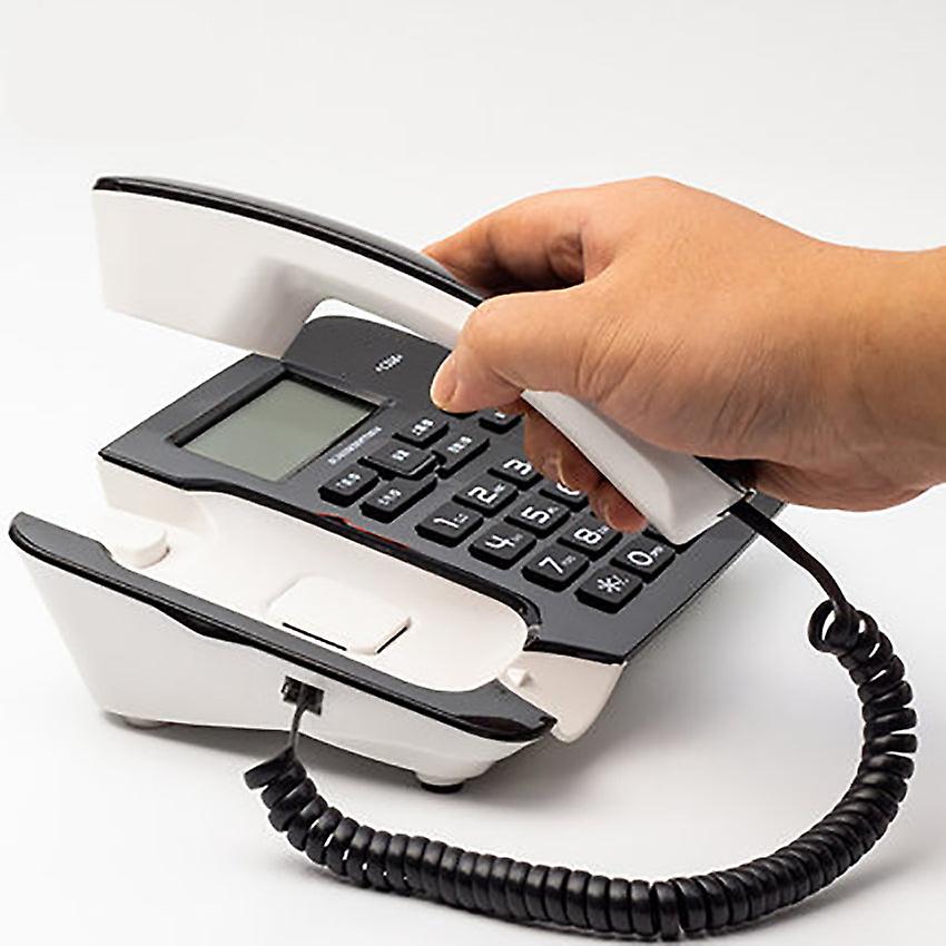 Desktop-Kabel Telefon Dual Port Festnetz mit Anrufer-ID, R-Taste, Dnd ...