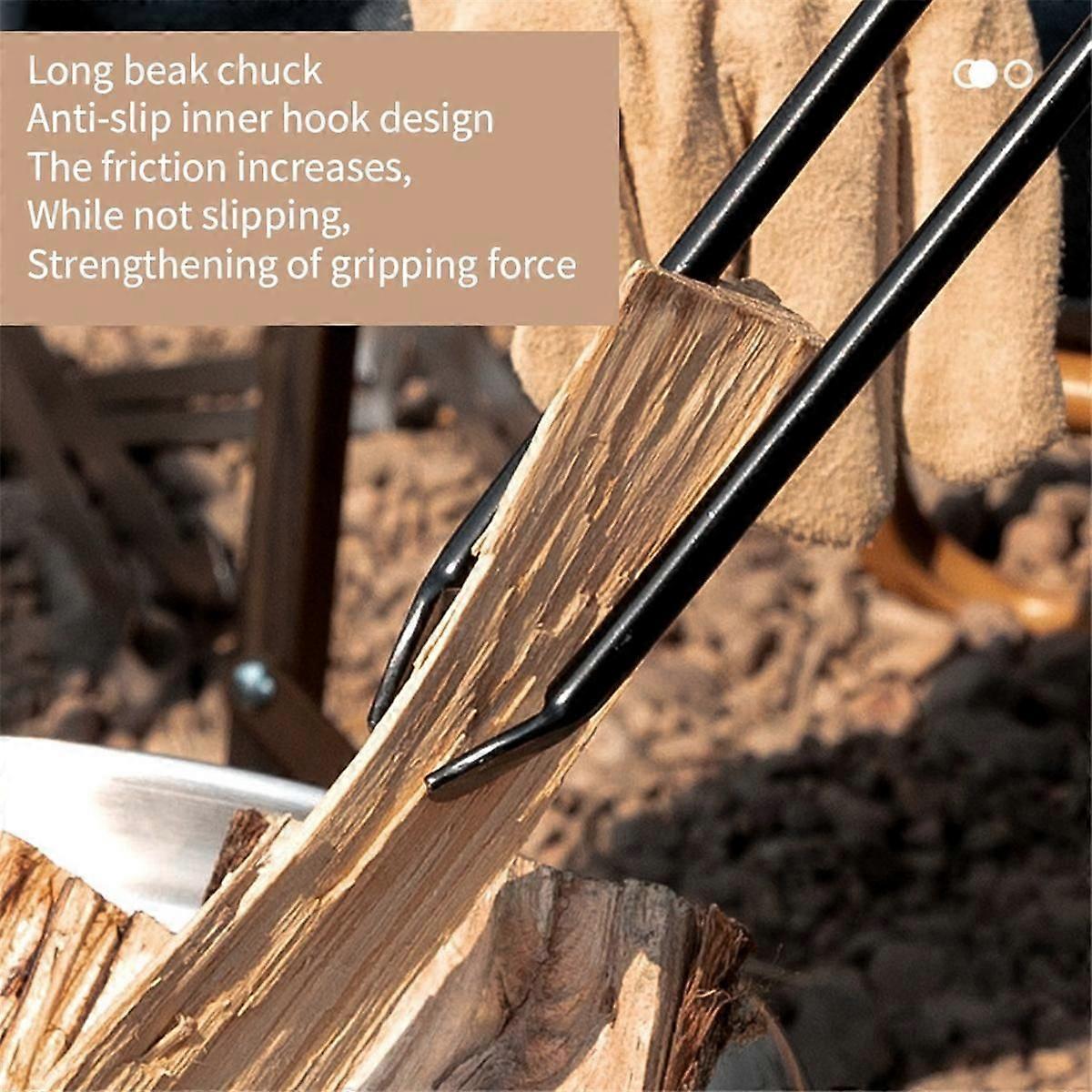 Charcoal Tongs, BBQ Tongs for Grill, Winter Fire, Charcoal Cherry ...