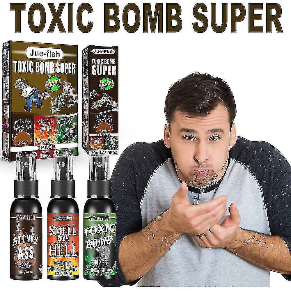 30ml Toxic Bomb Super Fart Spray Extra Strong Stink Poop Prank Joke ...