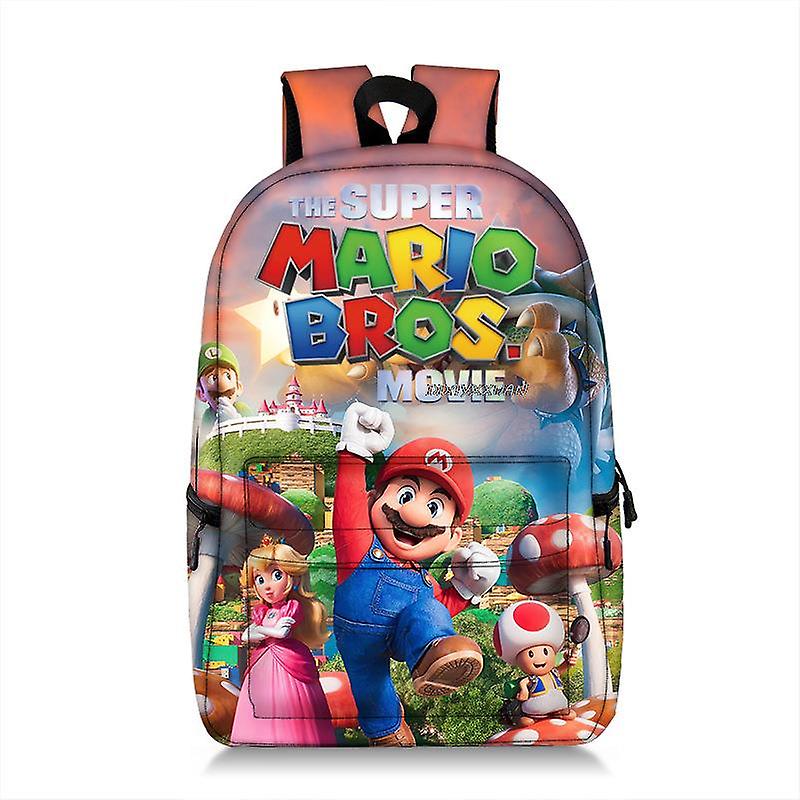 Super Mario Bros Backpacks Lightweight Software Mario Bros Printe Women ...