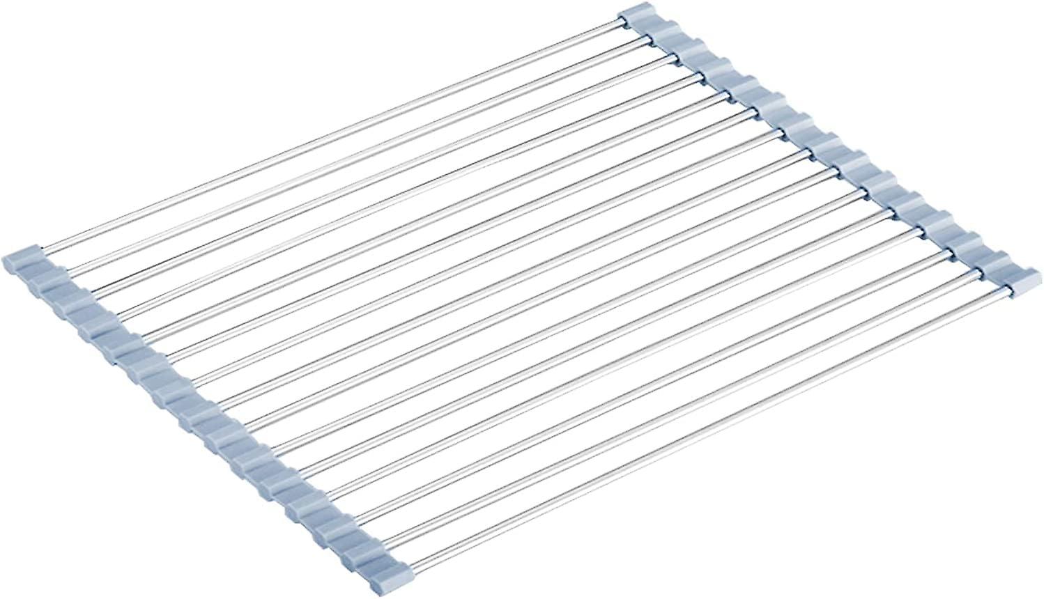 Collapsible Stainless Steel Wire Drain Rack for Kitchen Sink ...