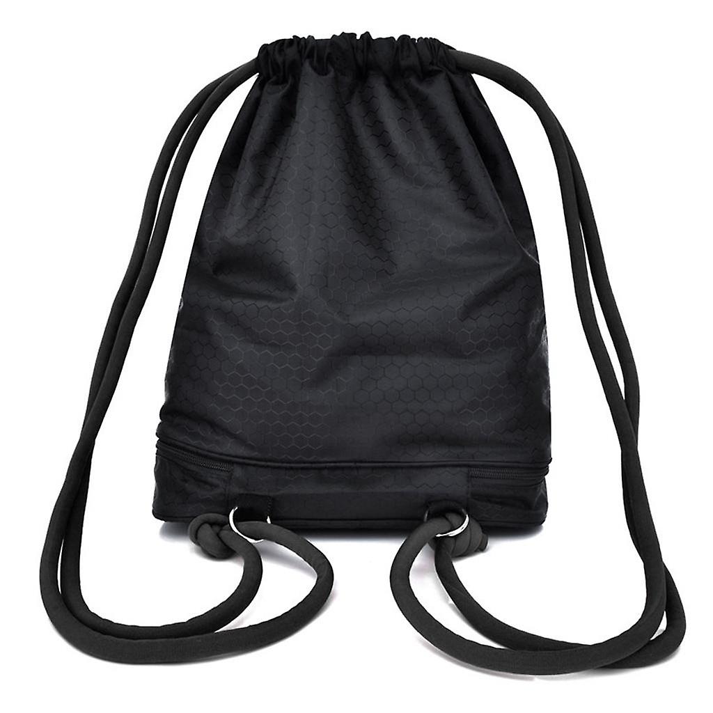 Waterproof Drawstring Sport Gym Backpack Shoulder Bag Sack Red ...