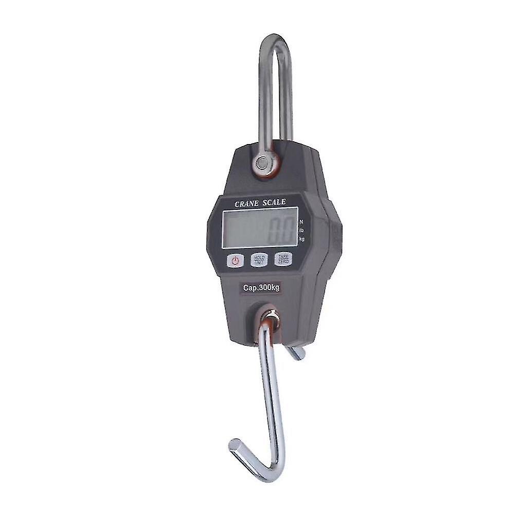 Crane Scale 300kg/660lbs Industrial Hook Hanging Weight Digital Lcd Dis ...
