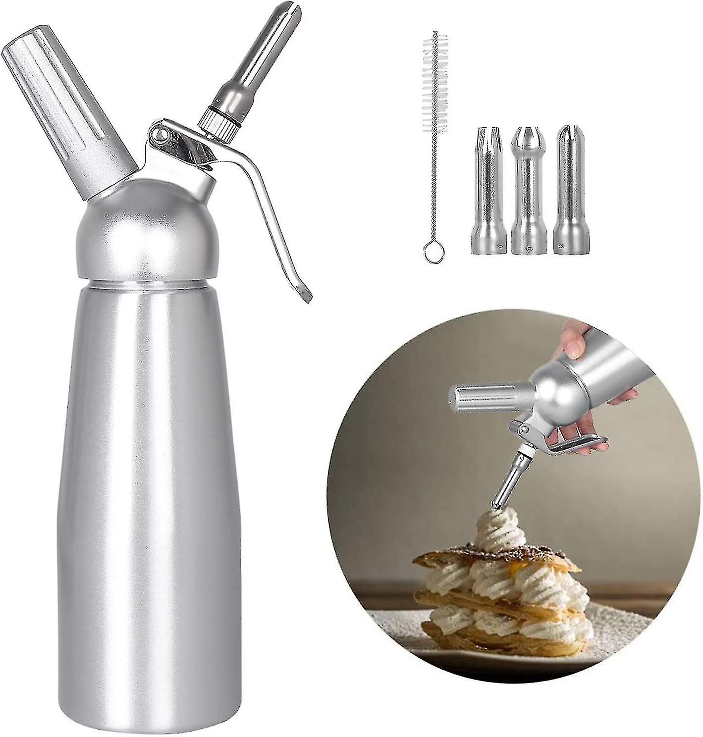 Chantilly Siphon, Kitchen Siphons, Stainless Steel Chantilly Siphon, 3 ...